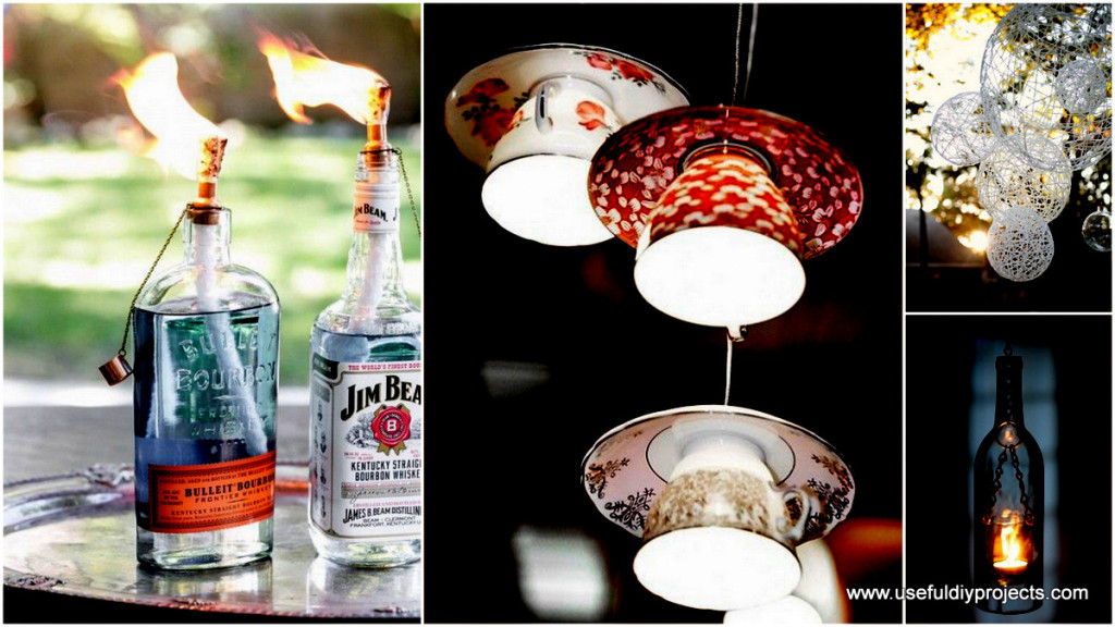 22 Beautiful Simple DIY Lighting Fixtures Ideas - Useful DIY Projects