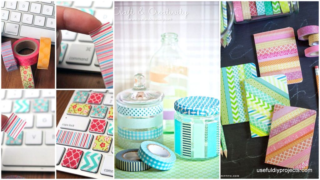 16 Washi Tape Ideas For a Vibrant Colorful Home