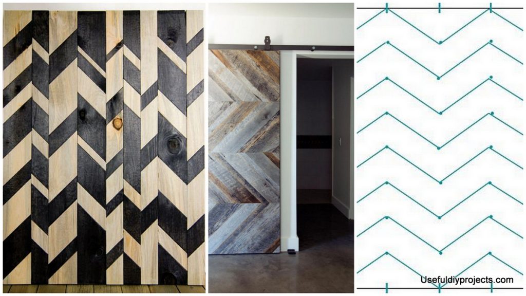 15 Surfaces Where You Can Use A Chevron Pattern - Useful DIY Projects